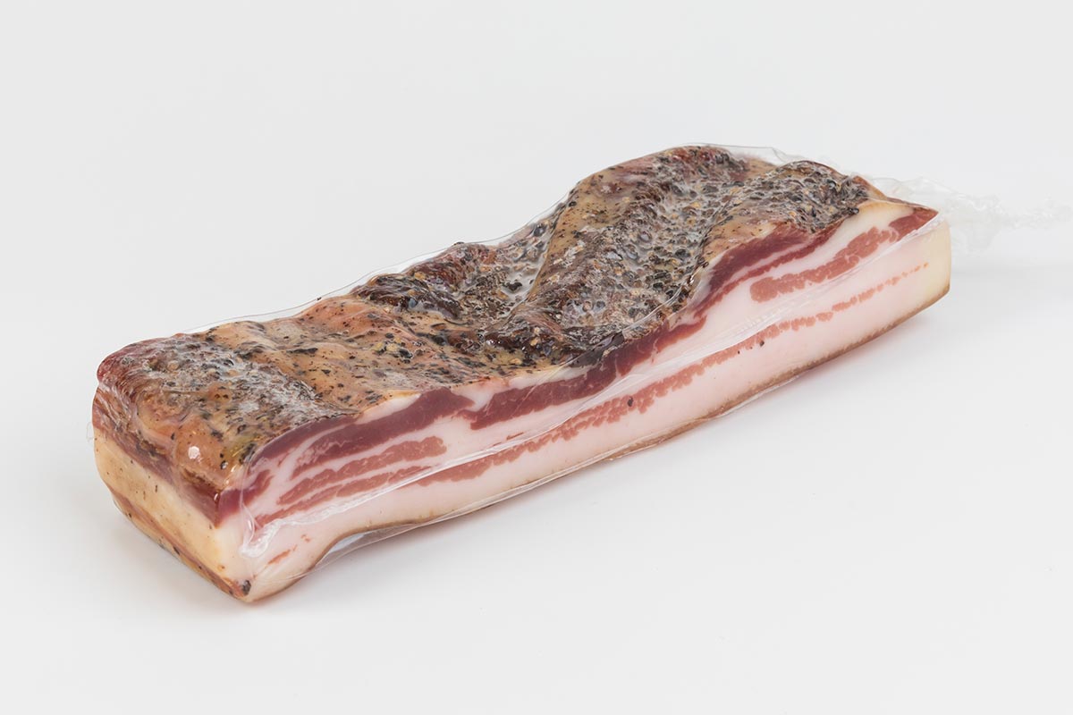 Südtiroler Bauchspeck - Pancetta, Wammerl oder Bacon